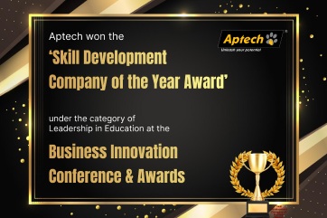 Aptech won the ‘Skill Development Company of the Year Award’ under the ...